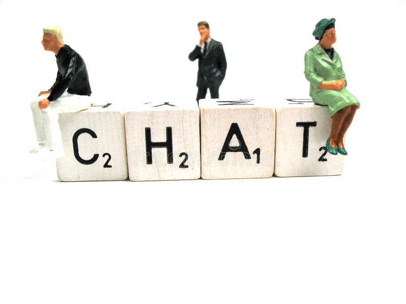 Chat and moderator stock photo. Image of connectivity - 6107390