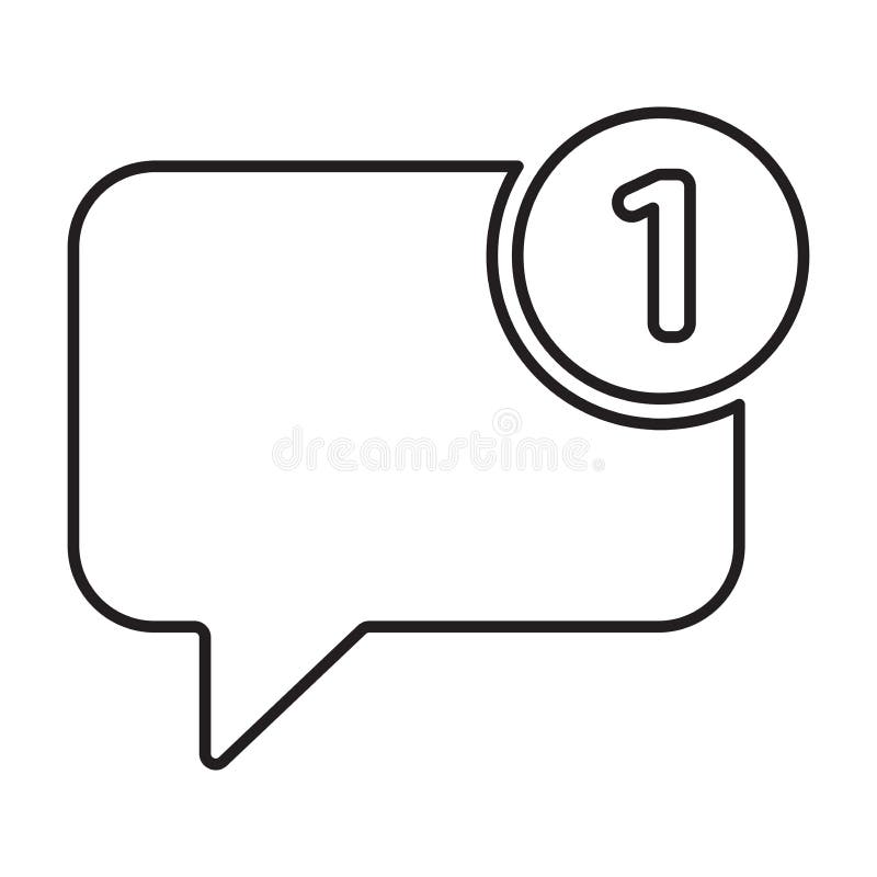 Chat Notification Icon Vector for Your Web Design, Logo, UI ...