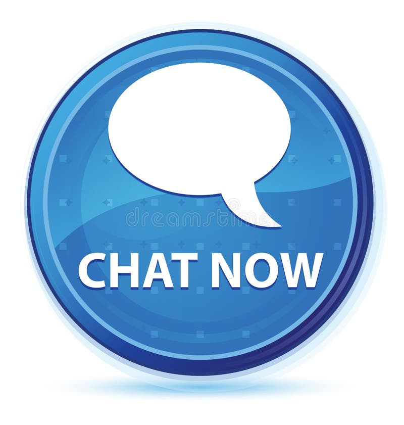 Chat Now Midnight Blue Prime Round Button Stock Vector - Illustration ...