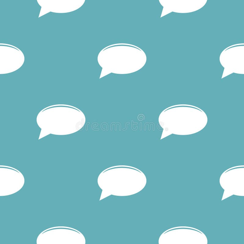 Chat pattern seamless stock vector. Illustration of design - 101968528