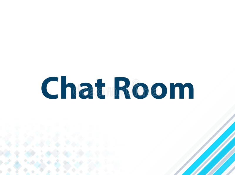 Chat Room Modern Flat Design Blue Abstract Background Stock ...