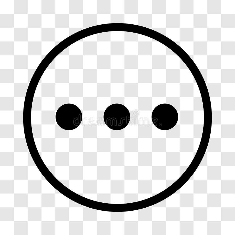 Chat Sign, Three Dots Icon - Vector Iconic Design Stock Vector ...