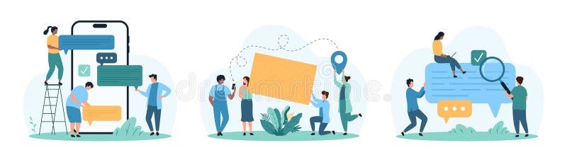 Chat and SMS Notification, Email Delivery Set by Tiny People with ...