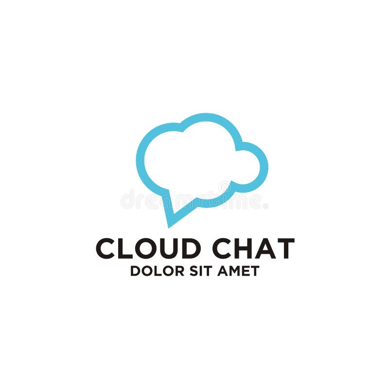 Chat talk logo inspiration stock vector. Illustration of contact ...