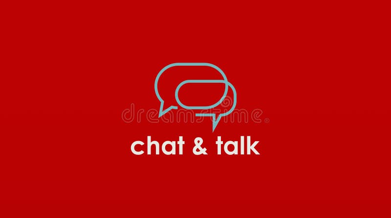 Chat and Talk Logo Design Template Vector Stock Vector - Illustration ...