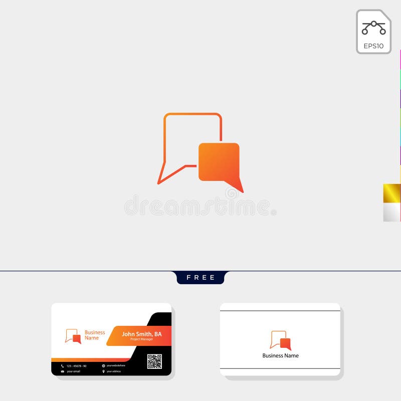 Chat, Talk, Message Creative Logo Template Vector Illustration, Free ...