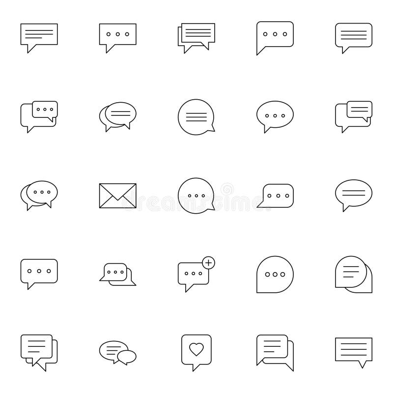 Talk Outline Stock Illustrations – 76,034 Talk Outline Stock ...