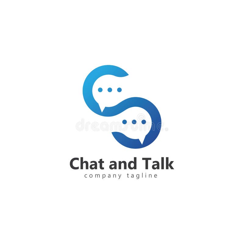 Chat Talk Speech Bubble Icon Vector Logo Template Design Illustration ...