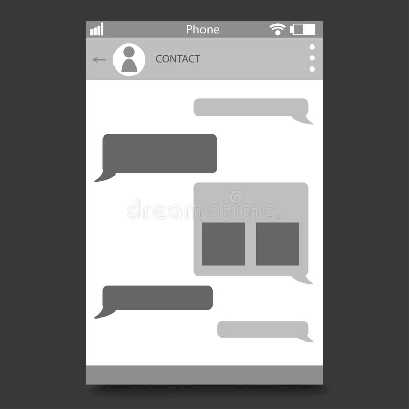 Photo Frame Vector for Application. Social Media Concept and Interface ...