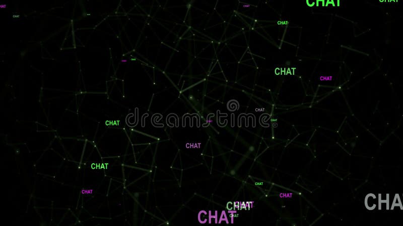 Chat Text Hand Draw Animation Stock Footage - Video of conversation ...