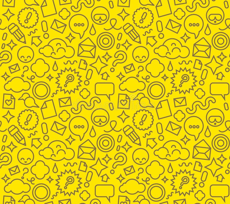 Chat and messaging icons stock vector. Illustration of pencil - 13260886