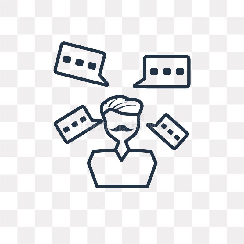 Chat Icon Vector Isolated on White Background, Chat Sign , Linear ...