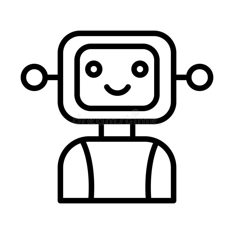 Chatbot Artificial Intelligence Icon Stock Vector - Illustration of ...