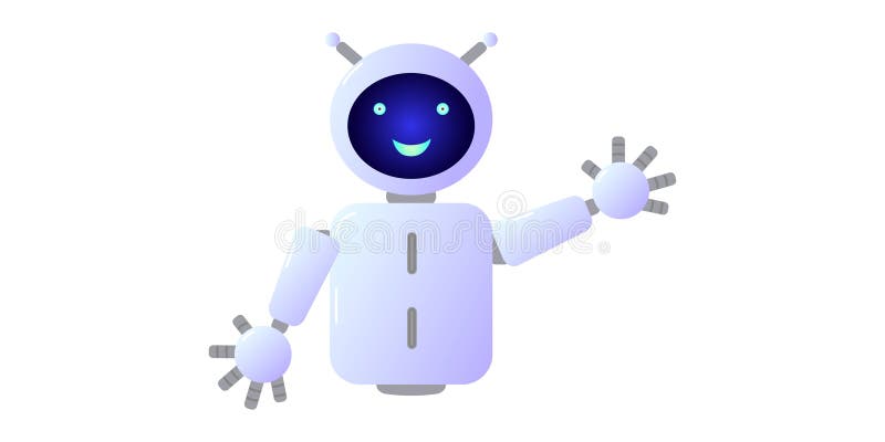 Chatbot Assistant Form Robot with Ai 3d Stock Vector - Illustration of ...