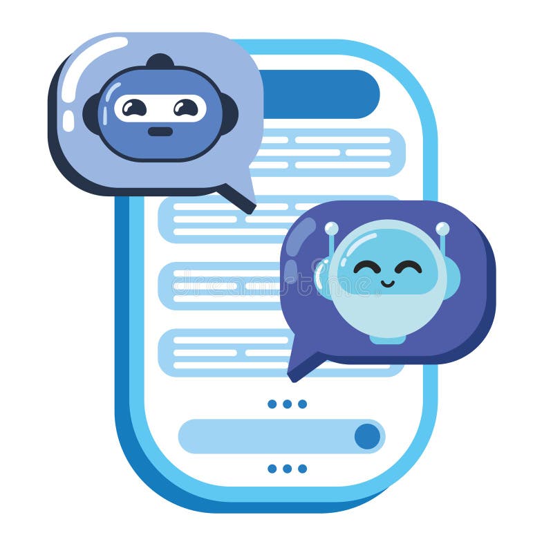Chatbot automatic message stock vector. Illustration of chatbot - 309776750