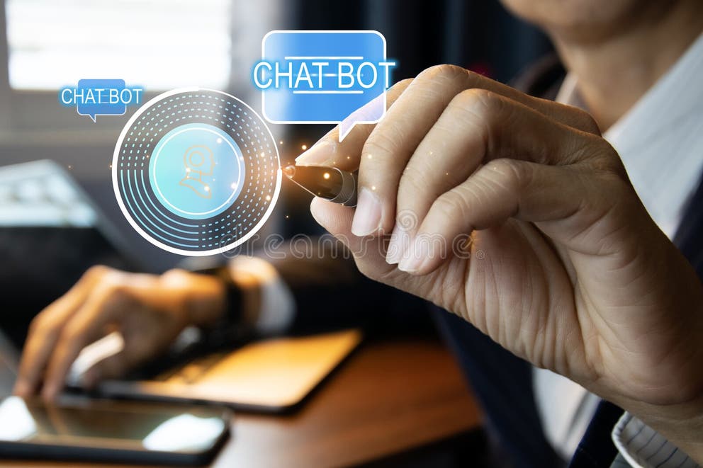 Chatbot Business Concept Artificial Intelligence Intelligent Digital ...