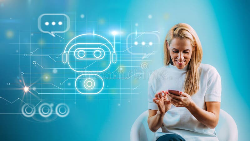 Chatbot Business Support Software - Customer Receiving Support from ...