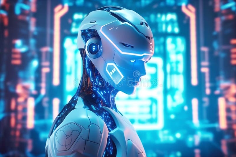 Chatbot Chat with AI, Artificial Intelligence. Technology Smart Robot ...