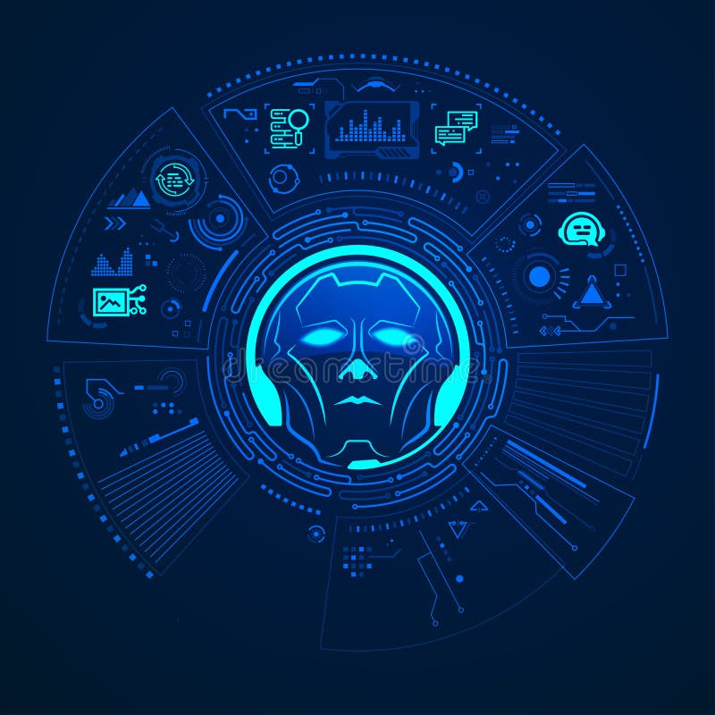 ChatBot stock vector. Illustration of chat, cyberspace - 292781248