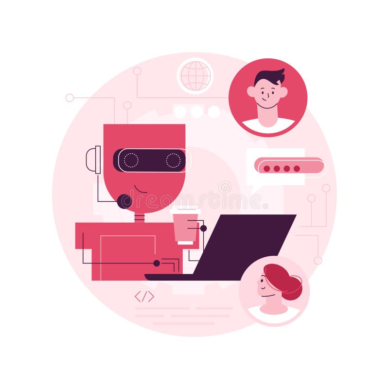 Chatbot Customer Service Abstract Concept Vector Illustration. Stock ...