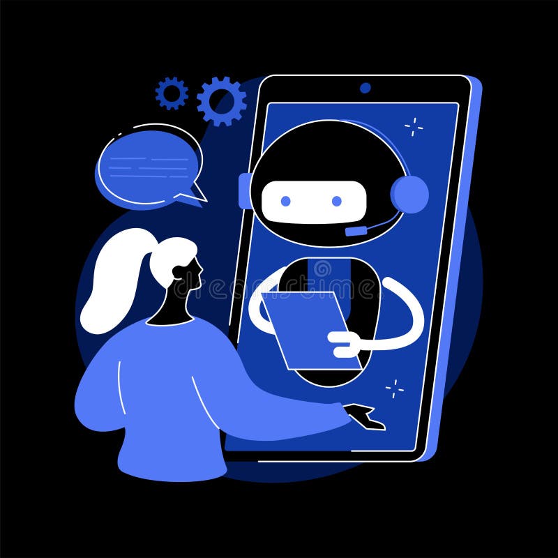 Chatbot Customer Service Abstract Concept Vector Illustration. Stock ...