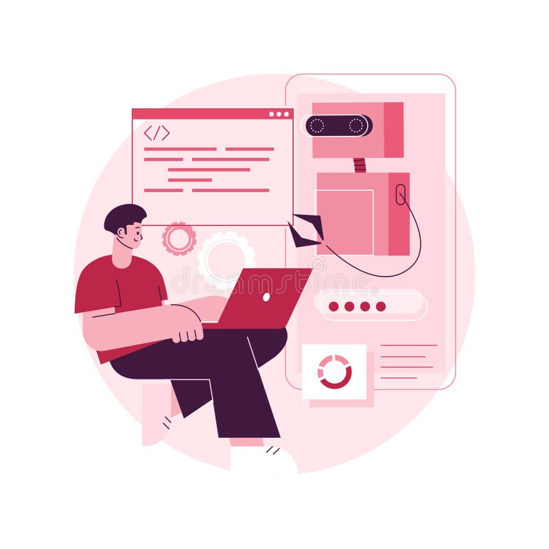 Chatbot Development Platform Abstract Concept Vector Illustration. Stock Vector - Illustration ...