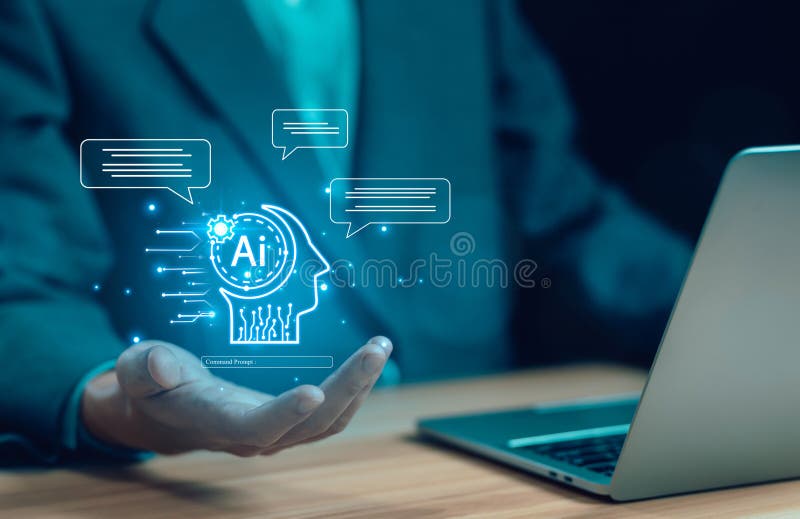Chatbot Generates the Information Command Prompt. Concept Bot ...