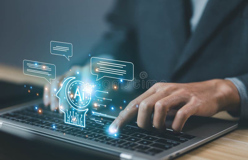 Chatbot Generates the Information Command Prompt. Concept Bot ...