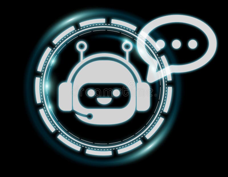 Chatbot Illustration. Smartphone with User and Robot Chatting on Screen ...