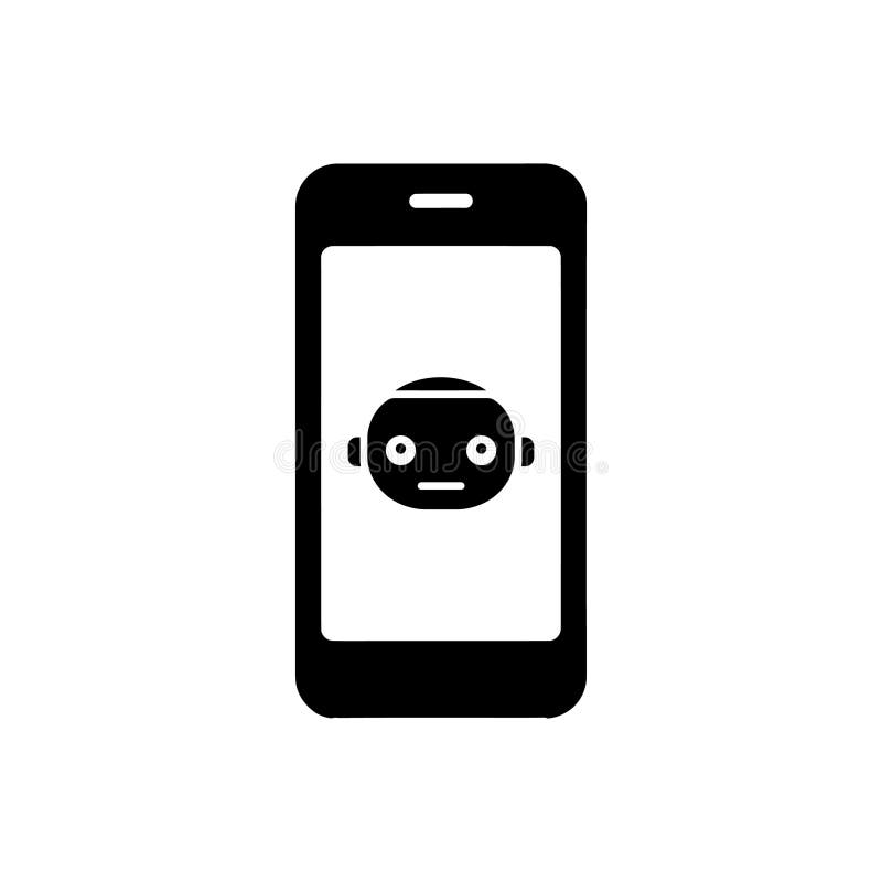 Chatbot mobile app icon stock vector. Illustration of mobile - 303390263 Chatbot mobile app icon stock vector. Illustration of mobile - 303390263