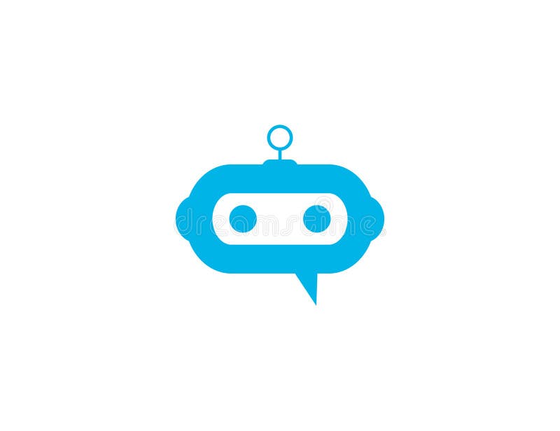 Chatbot, Robot, App Icon. Vector Illustration. Stock Vector ...