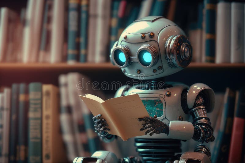 Chatbot Robot, Helping Out in Library or Bookstore, Recommending Books ...