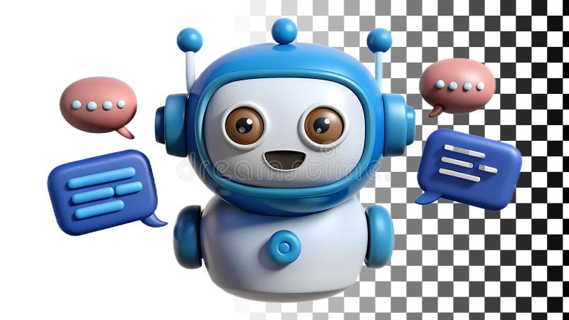 Chatbot Robot Icon, Digital Assistant for Tech and Support Themes Png ...