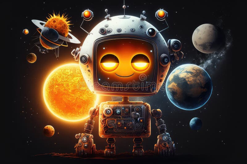 Chatbot Robot, Teaching Children about the Solar System and Planets ...