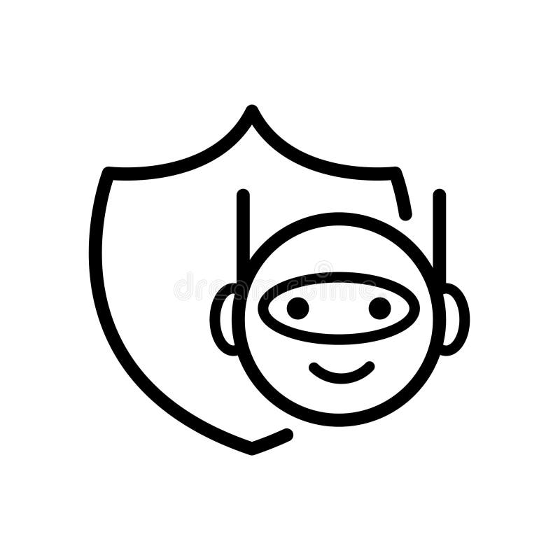 Chatbot security service stock vector. Illustration of customer - 314180808