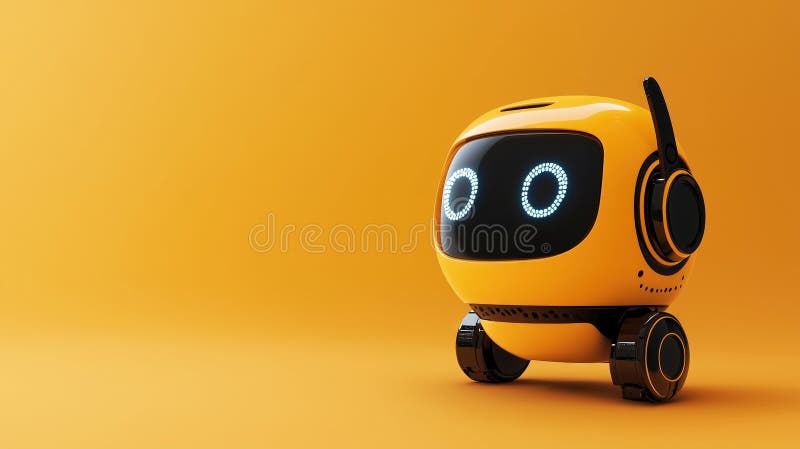 Chatbot Speaking on a Clear Backdrop Stock Illustration - Illustration ...