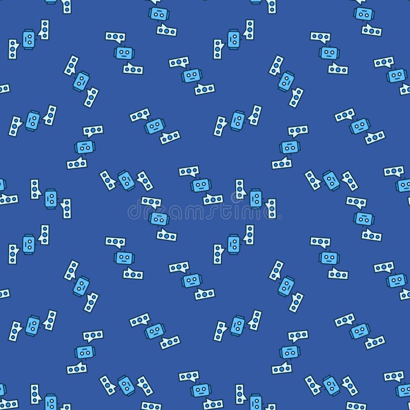 Chatbot and Speech Bubbles Vector Chat Conversation Colored Seamless ... Chatbot and Speech Bubbles Vector Chat Conversation Colored Seamless ...