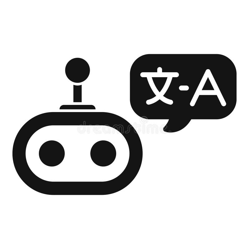 Chatbot Translating Languages Using Artificial Intelligence Stock ...