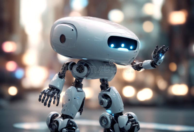 Chatbot Transparent Cute Robot Ai Background Waving Technology ...