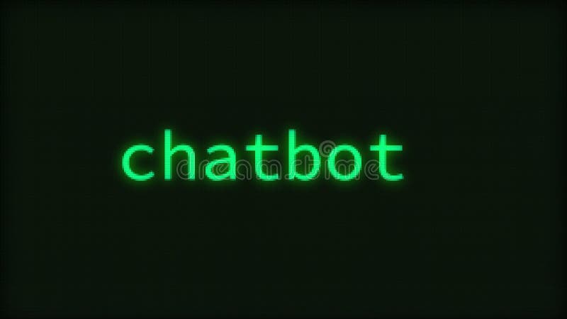 Chatbot, Typing Text, Retro Computer Screen Stock Video - Video of retro, vintage: 306779119