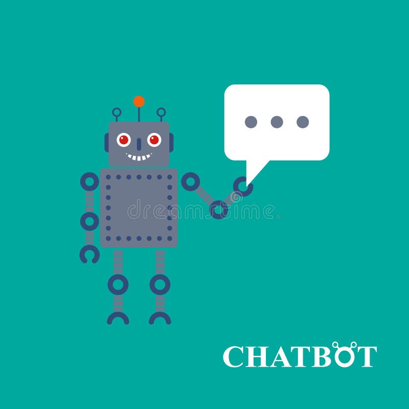 Chatbot Vector Illustration Stock Vector - Illustration of chatting ...