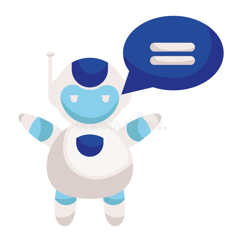 Chatbot Virtual Assistant Isolated Stock Vector - Illustration of technology, tech: 310877975