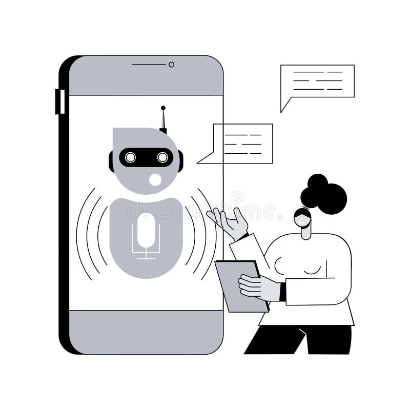 Chatbot Voice Controlled Virtual Assistant Abstract Concept Vector ... Chatbot Voice Controlled Virtual Assistant Abstract Concept Vector ...