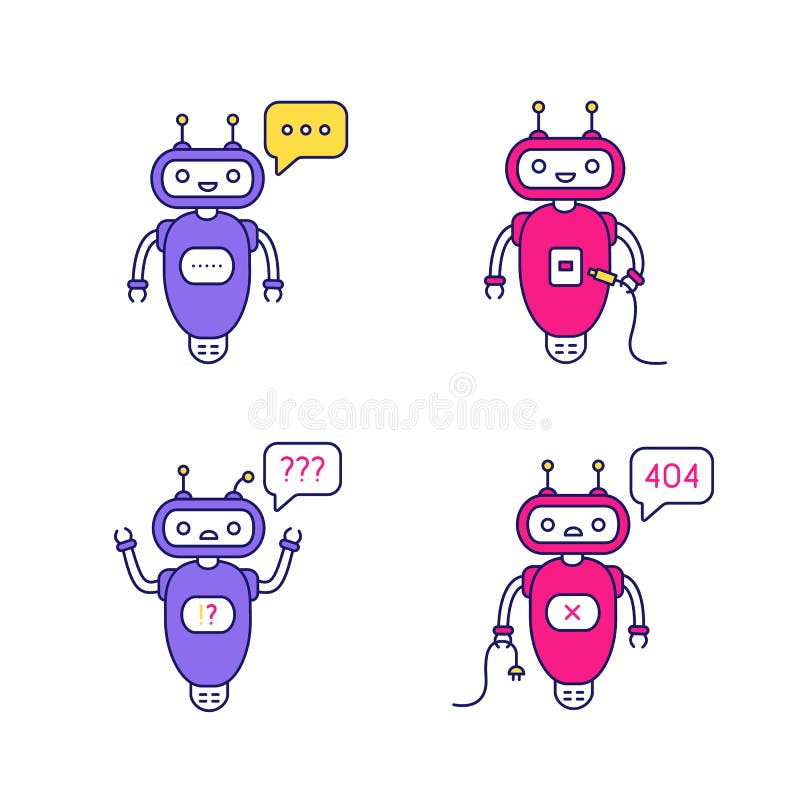 Chatbot Typing Answer App Icon Stock Vector - Illustration of button ...