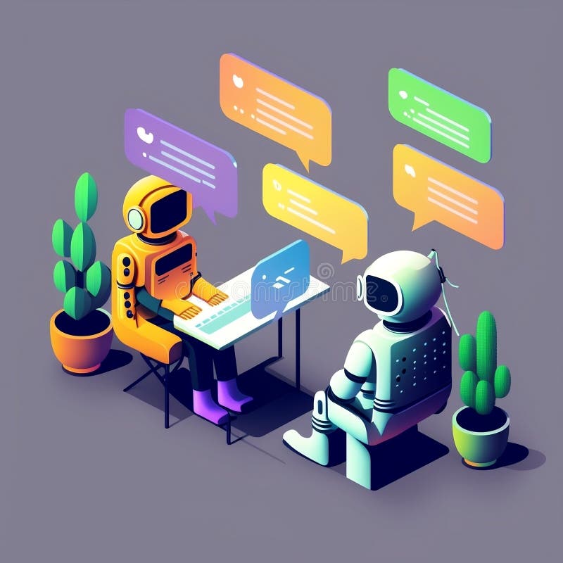 Engaging Chatbots Stock Illustrations – 57 Engaging Chatbots Stock ...