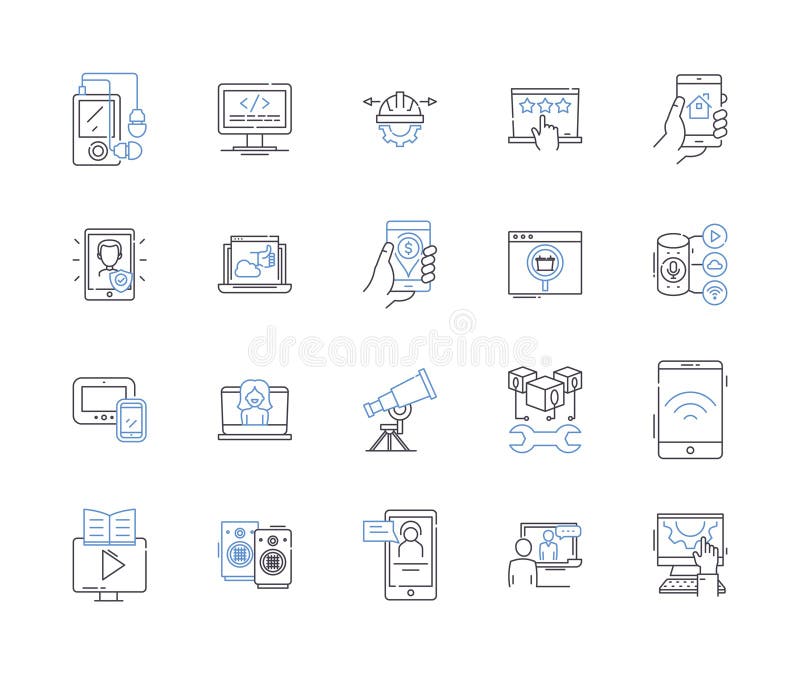 Chatbots Outline Icons Collection. Chatbots, AI, Automation, Bot ...