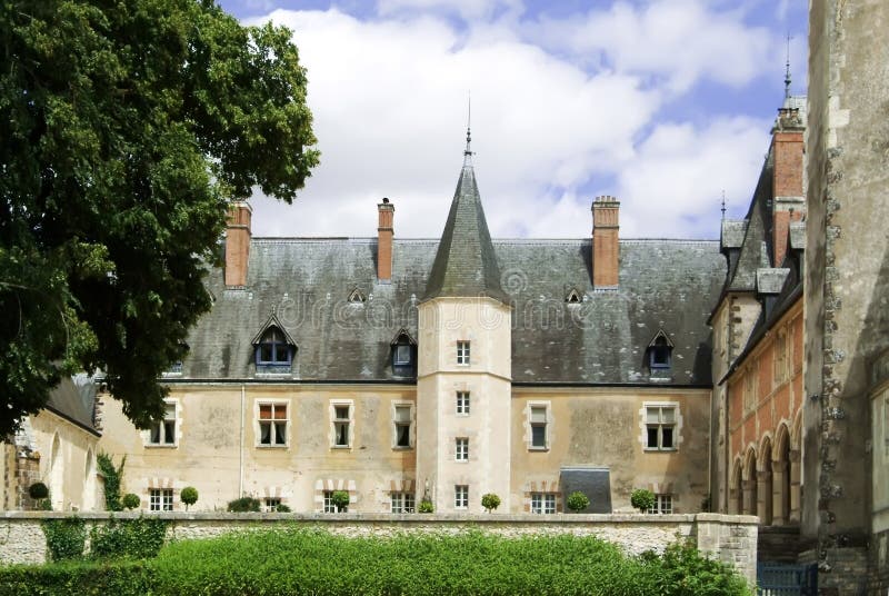 Beautiful Old Chateau in France Stock Image - Image of france, gentry ...