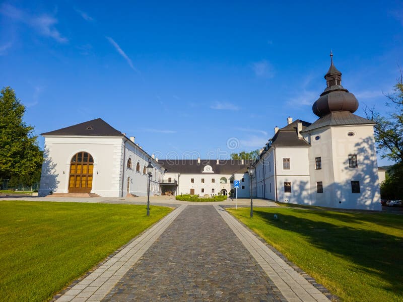 Chateau Appony at Oponice in Slovakia Stock Image - Image of holiday ...