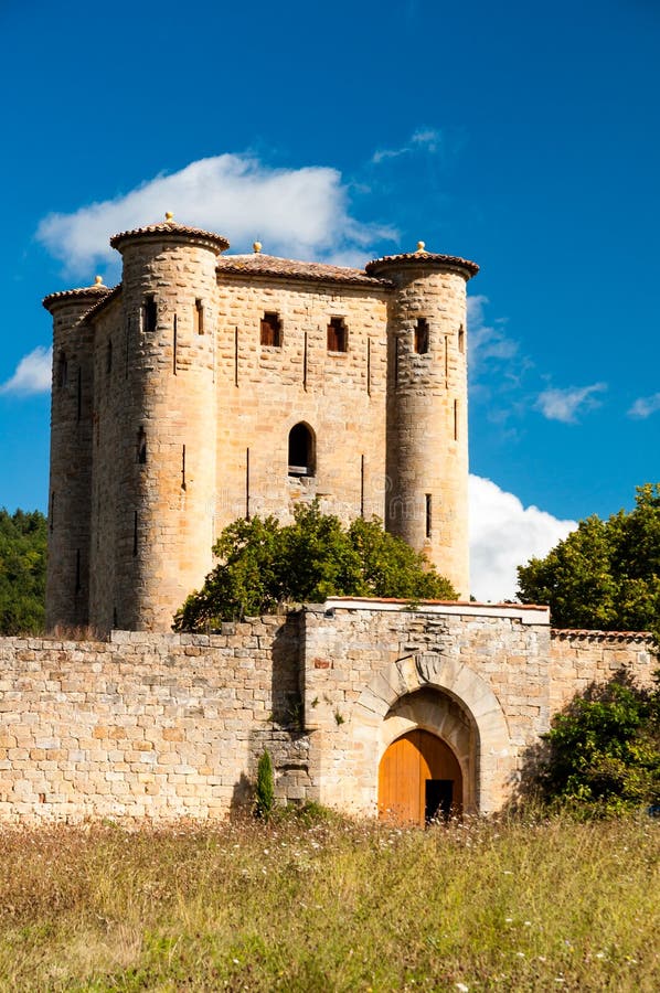Chateau De Arques Tower and Main Door Stock Photo - Image of arques ...