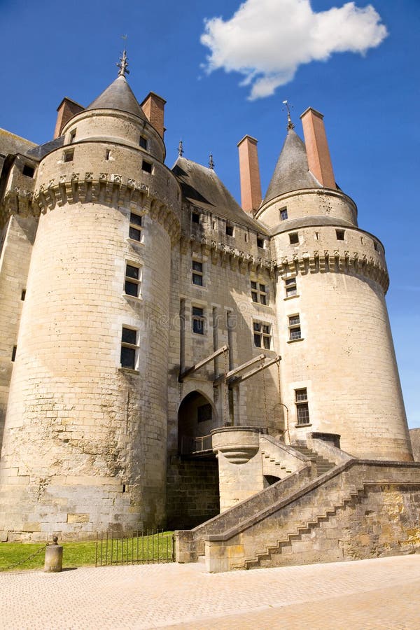 Chateau de Langeais image stock. Image du français, façade - 40320075